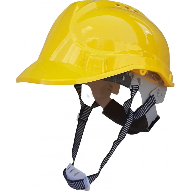 Hełm Kask BHP Budowlany Roboczy Ochronny Żółty | Romex BHP